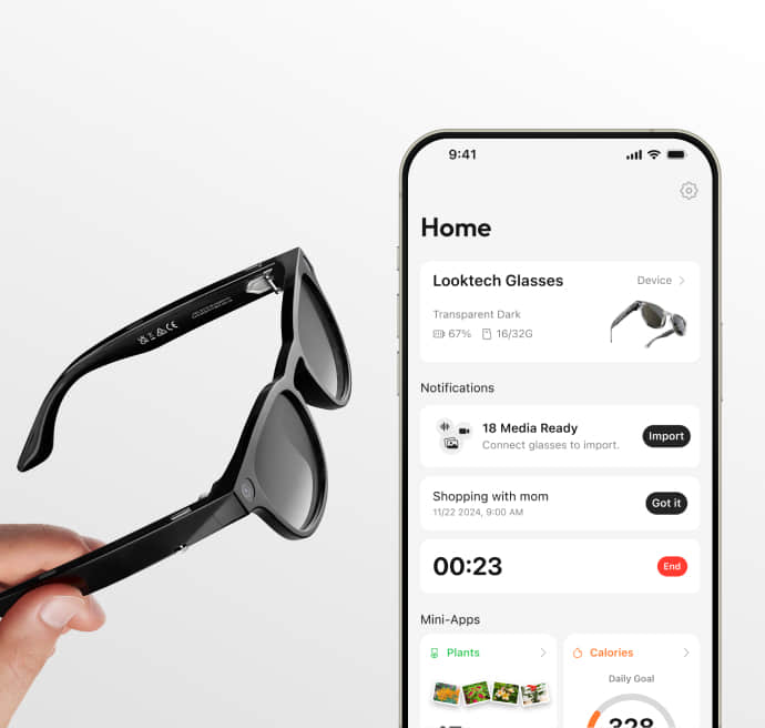 Looktech AI Glasses | GPT-4.1 Powered Smart Glasses