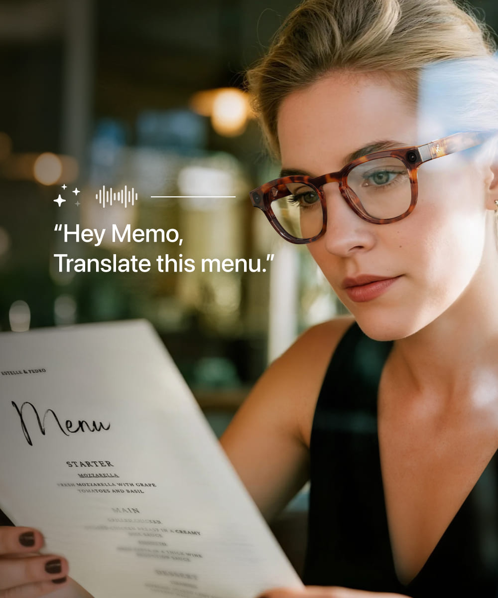 Looktech Smart Glasses with AI | 4K Camera & GPT-5 Voice Assistant