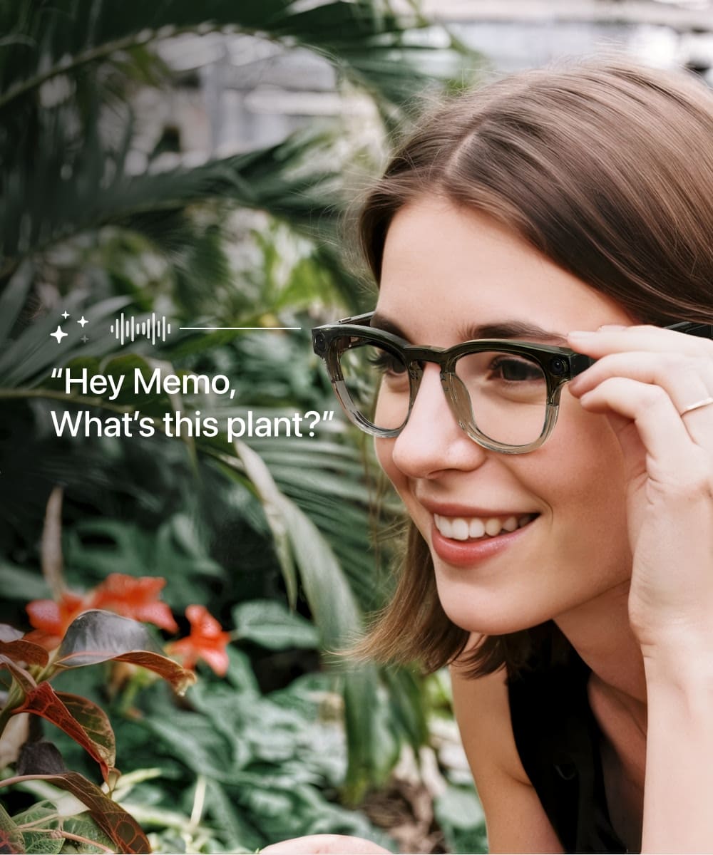 Looktech Smart Glasses with AI | 4K Camera & GPT-5 Voice Assistant